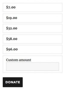 Campaign Donation Widget | Charitable