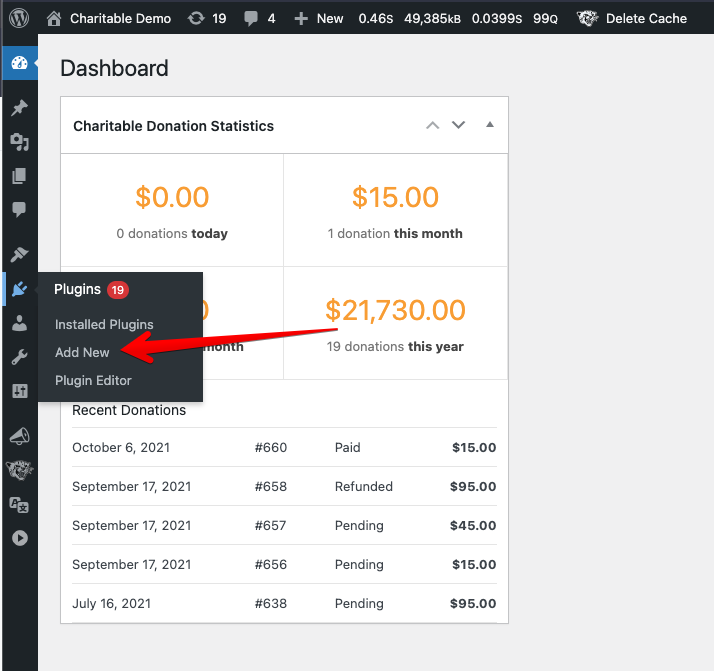 How to install and activate Charitable extensions | Charitable