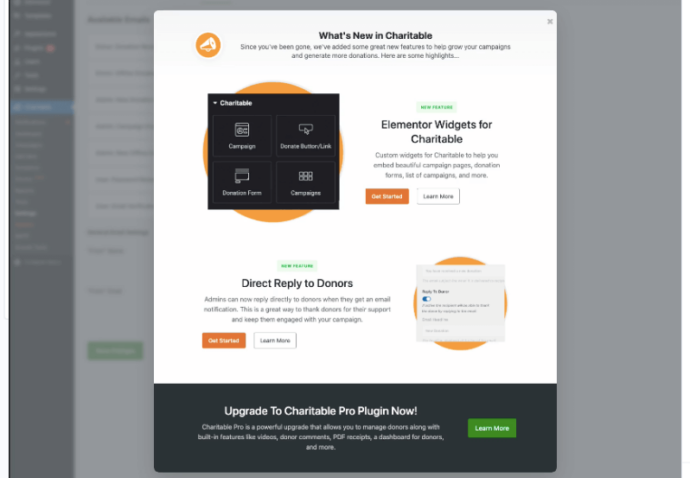 Introducing Charitable (1.8.6): Elementor Widgets, Reply To, and New Splash Screen. | Charitable