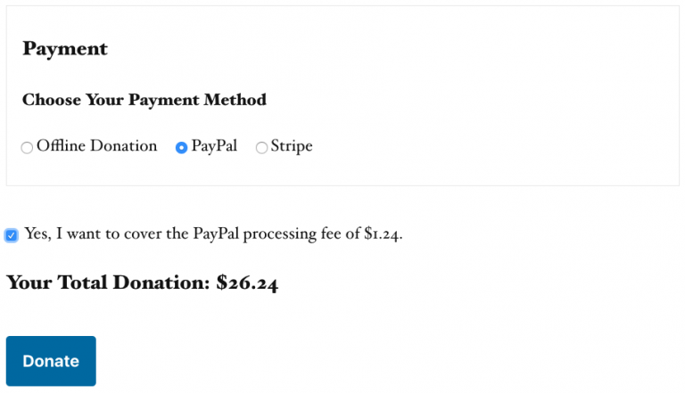 Charitable Fee Relief | Charitable