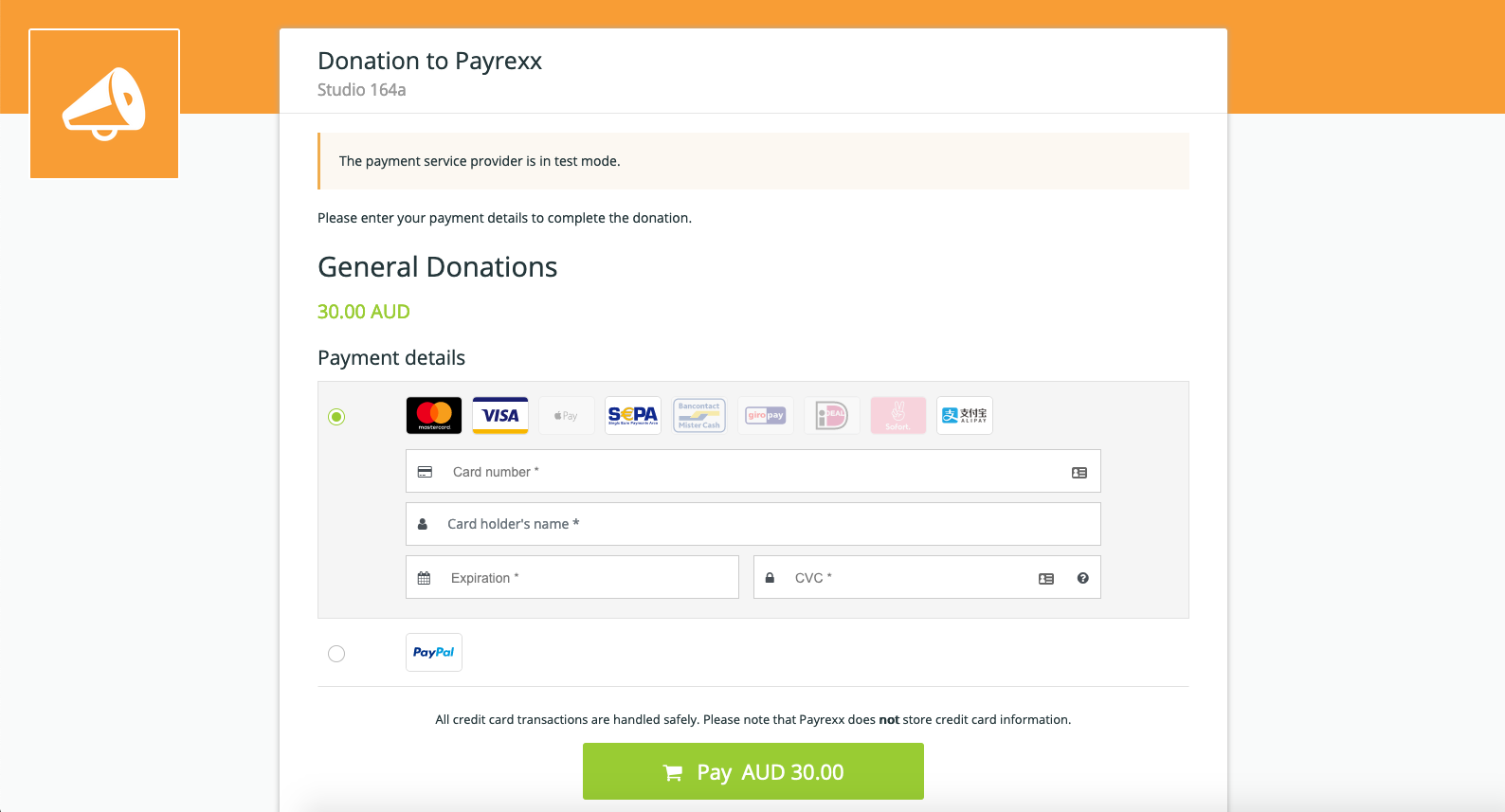 Charitable Payrexx | Charitable
